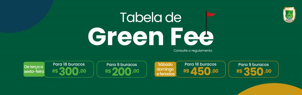 Green Fee – Clube de Golfe de Brasília